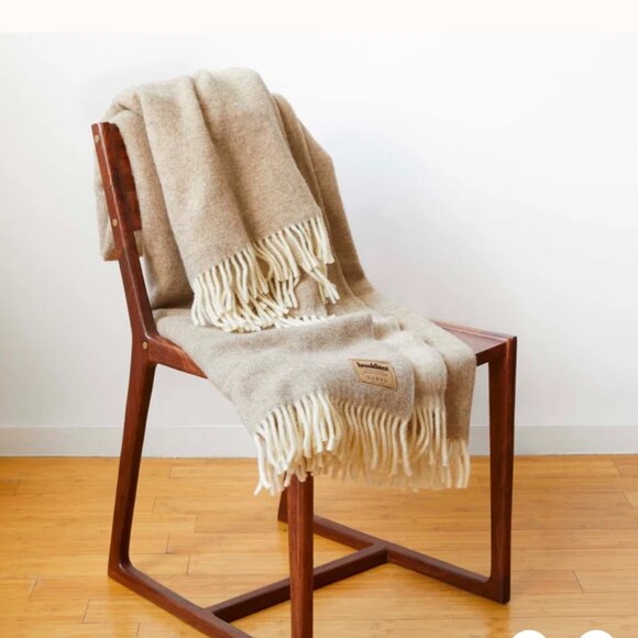 Brooklinen | Bedding | Brooklinen Pure Wool Throw Blanket Latte | Poshmark